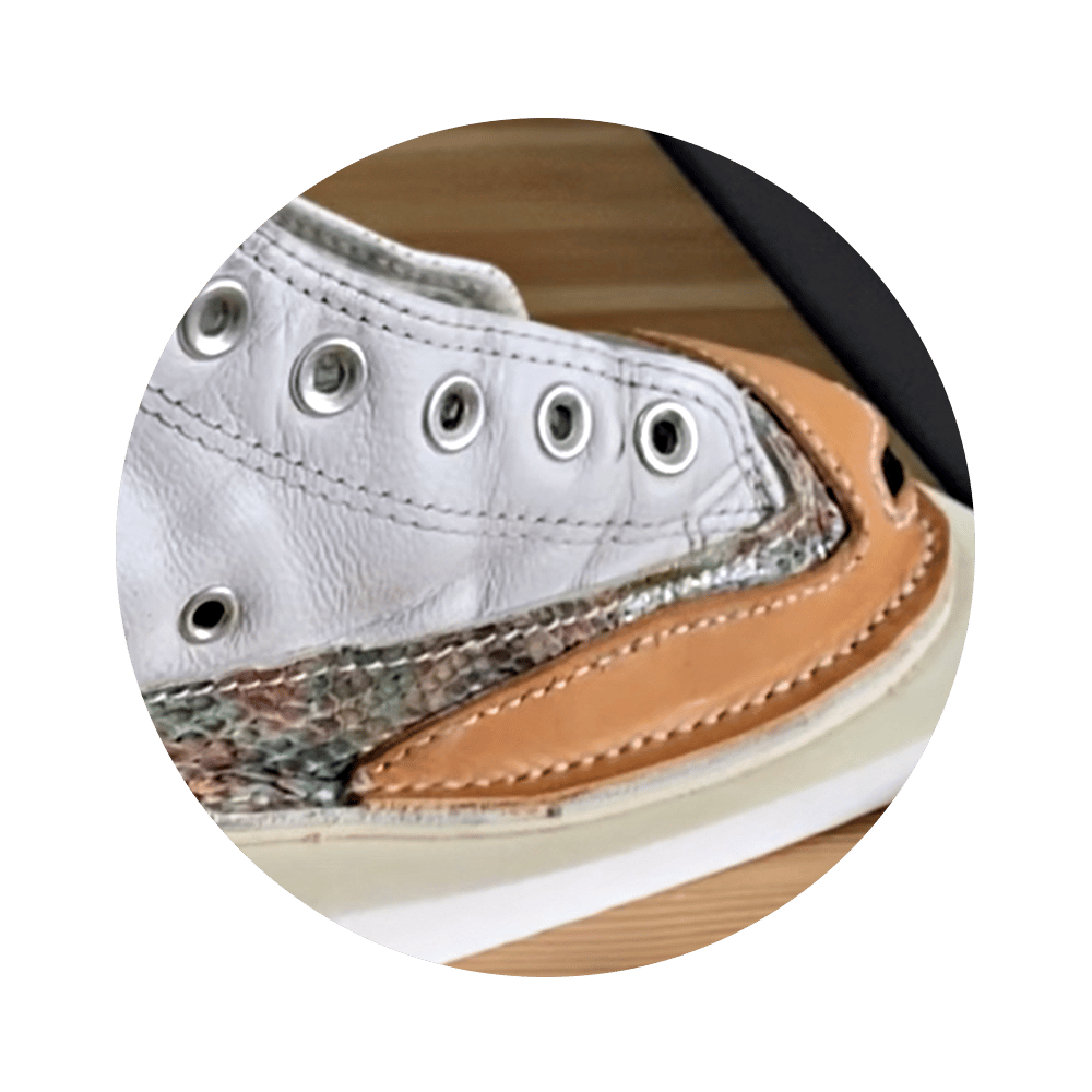 Fitted on EVA wedge